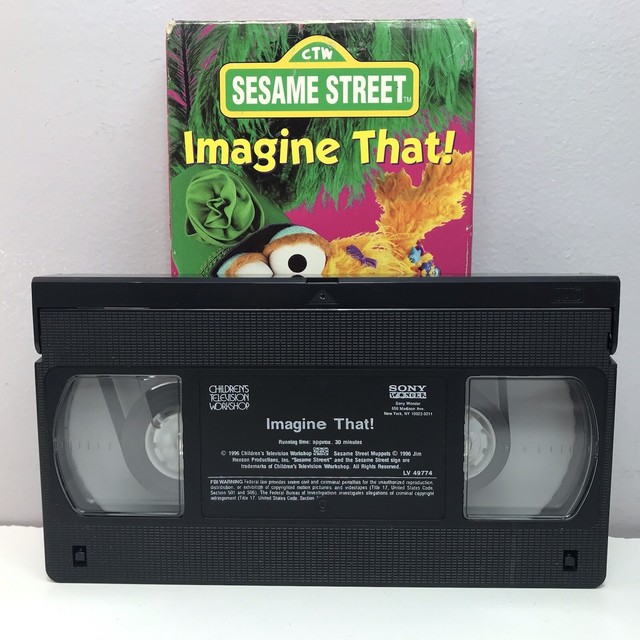Sesame Street - Imagine That (VHS, 1996) for sale online | eBay