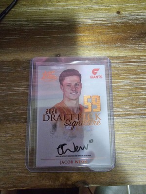 Jacob Wehr 2020 Select Optimum Copper Draft Pick Signature RC 35/170 | eBay