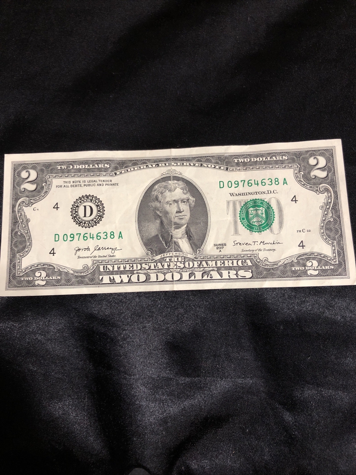 1976 $2 Two Dollar Bill - 1776-1976 Bicentennial Collectable Note Lot ...