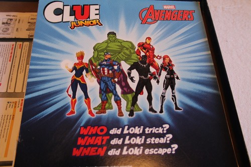 CLUE Jr. Marvel AVENGERS Loki's Big Trick 2021 Used in Good Condition ...