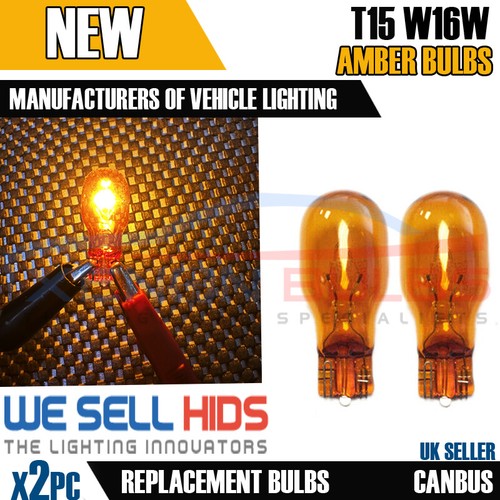 T15 W16W W15W 16w Indicator Bulb 12V Amber 1910470 Bulbs Natural Glass ...