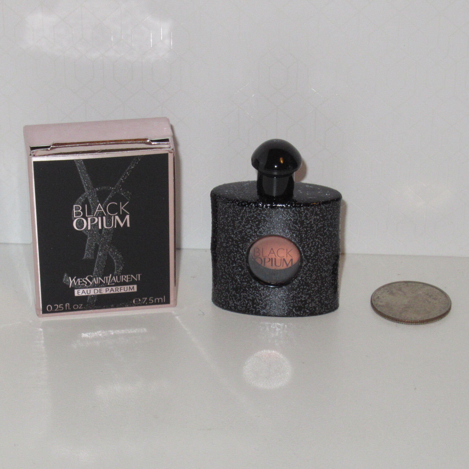YSL Black Opium Yves Saint Laurent Eau de Parfum 0.25Oz 7.5mL Travel ...