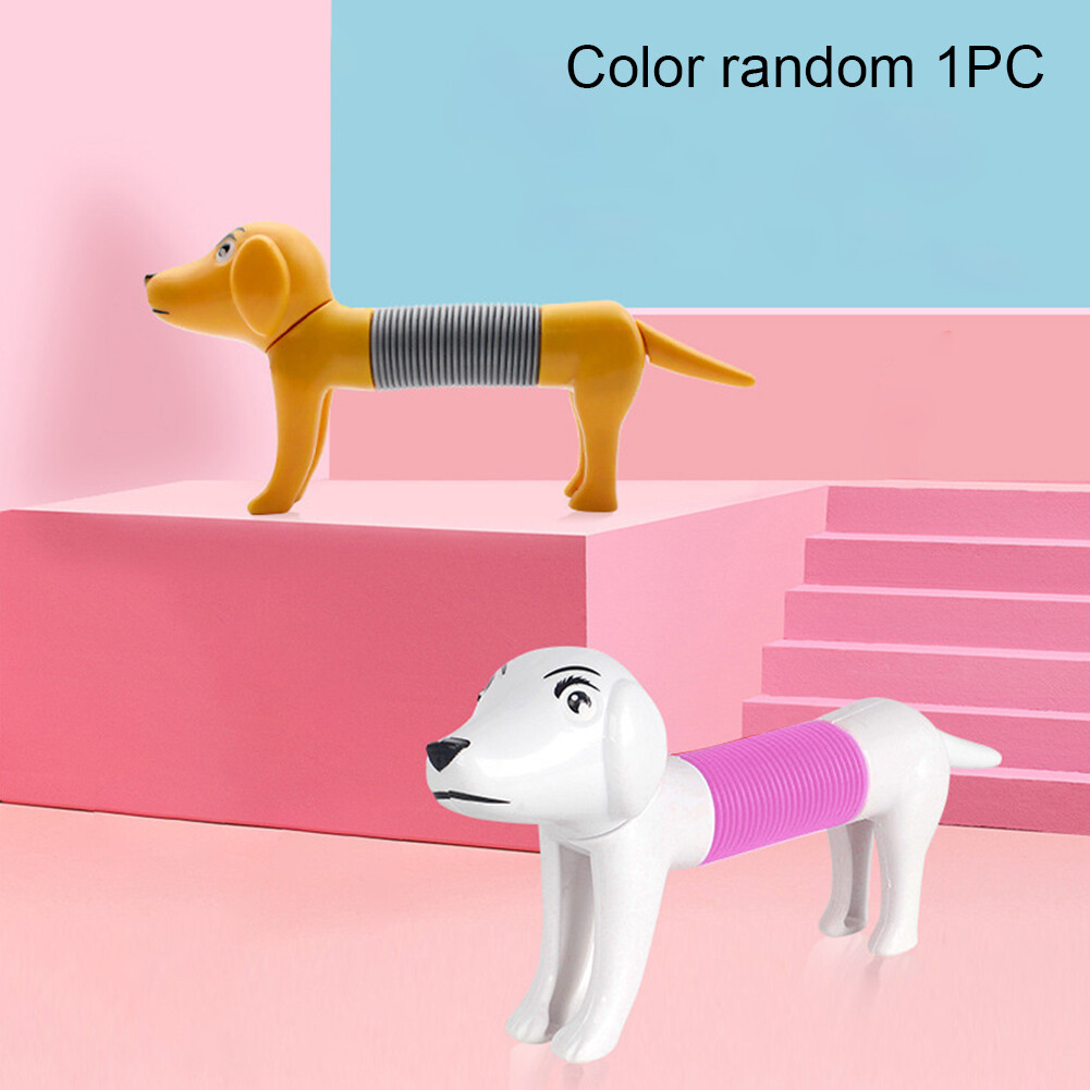 Gift DIY For Autistic Children Fidgets Spring Dog Toy Stress Relief ...