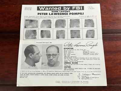 DETROIT MOBSTER TOCCO-ZERILLI CLAN, PETER "PETE GUNN" POMPILI FBI ...