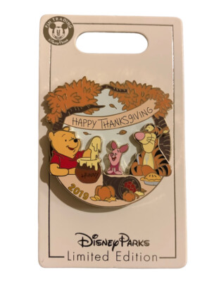 Disney Winnie the Pooh Tigger Piglet Happy Thanksgiving 2019 Pin LE ...