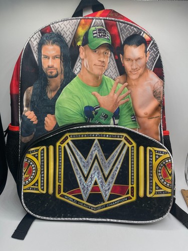 WWE Backpack John Cena Randy Orton Roman Reigns Championship Belt 2019 ...