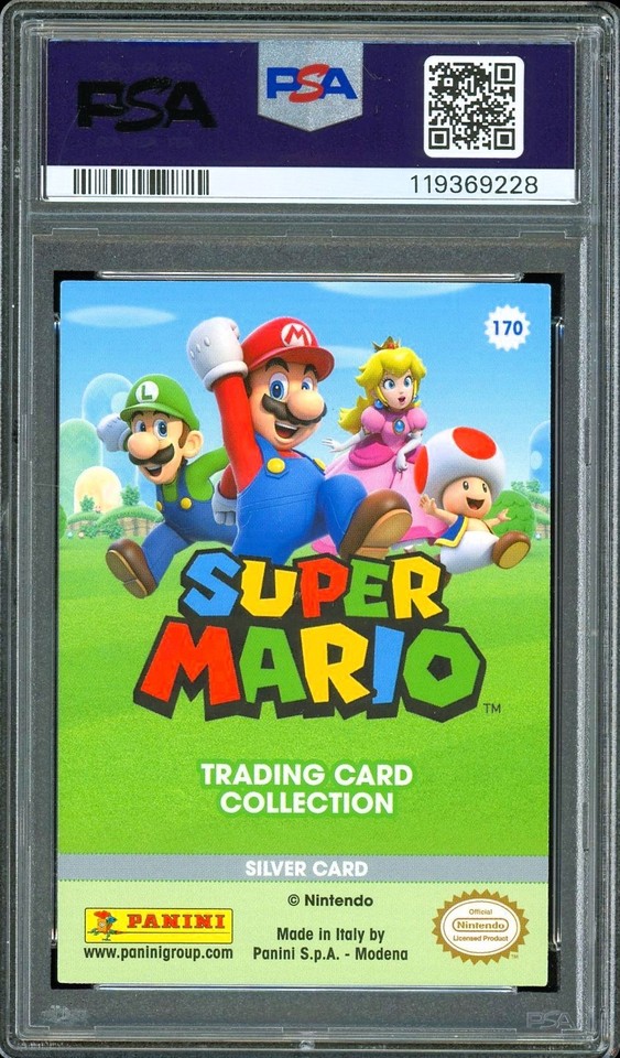 2022 Panini Super Mario #170 SILVER FOIL Card ~ Birdo ~ *POP 3* ~ PSA ...