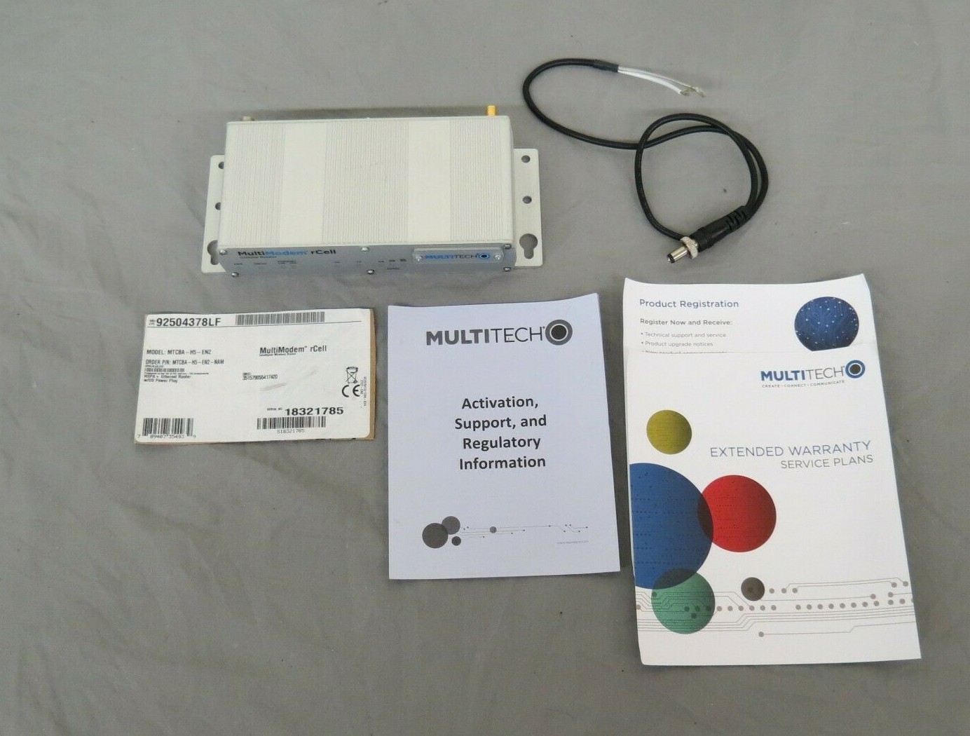 MultiTech MTCBA-H5-EN2 MultiModem rCell Intelligent Wireless Router NEW ...