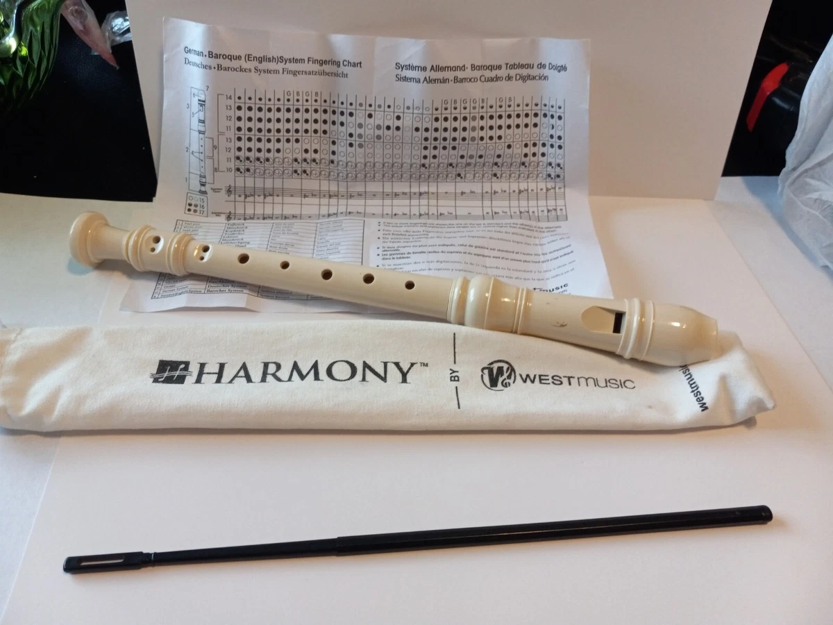 Baroque Flute Finger Chart