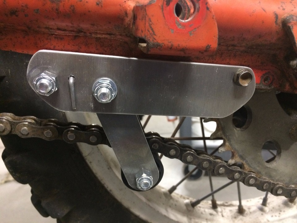 Honda CR250 1975 1976 CR250M1 CR250M Chain Guide Vintage Protec ...