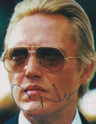 CHRISTOPHER WALKEN 007 JAMES BOND SIGNED AUTOGRAPH AS MAX ZORIN A VIEW ...