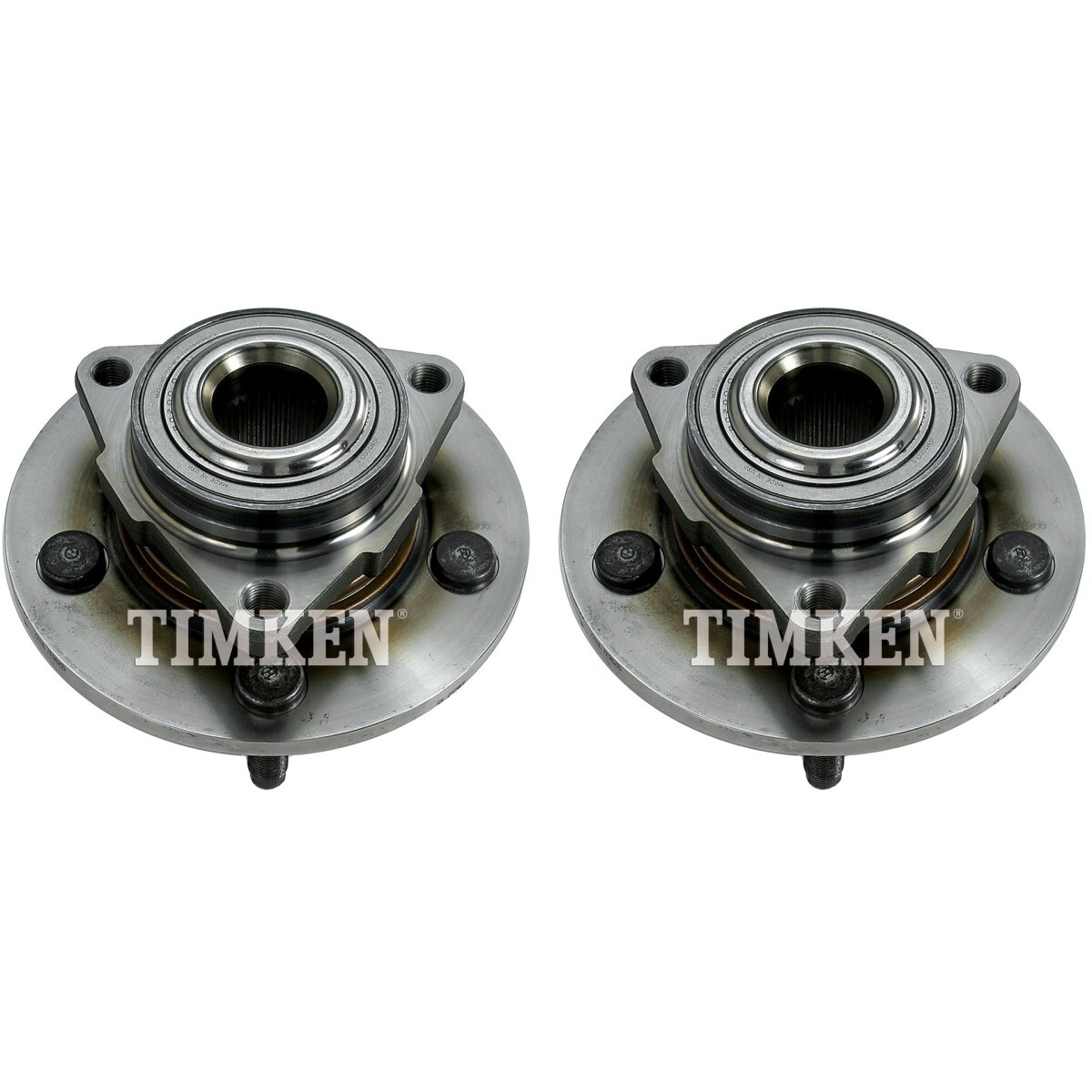 SET-TMHA500100 Timken Set of 2 Wheel Hubs Front Driver & Passenger Side ...