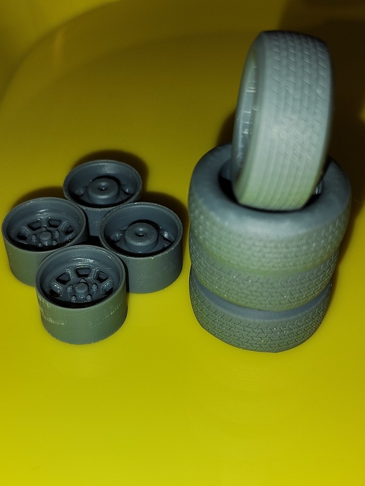 1:25 Resin Dirt Modified Wheels and Tires Set | eBay