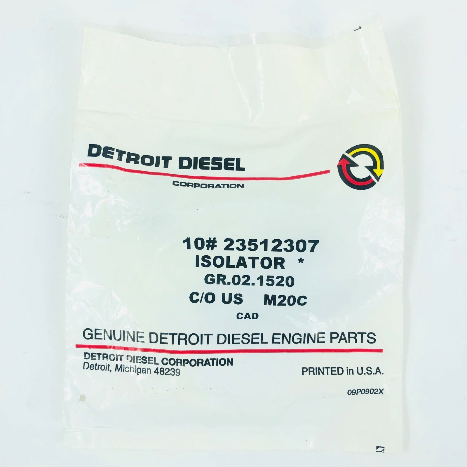 GENUINE DETROIT DIESEL 23512307 ISOLATOR OEM / DDE23512307, DDE ...