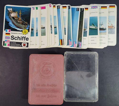 1970s Quartett Ship Boat Card Game Set Vintage German Cruise Schmid | eBay