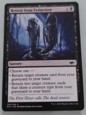 MTG Magic the Gathering - Return from Extinction - Modern Horizons 2019 ...