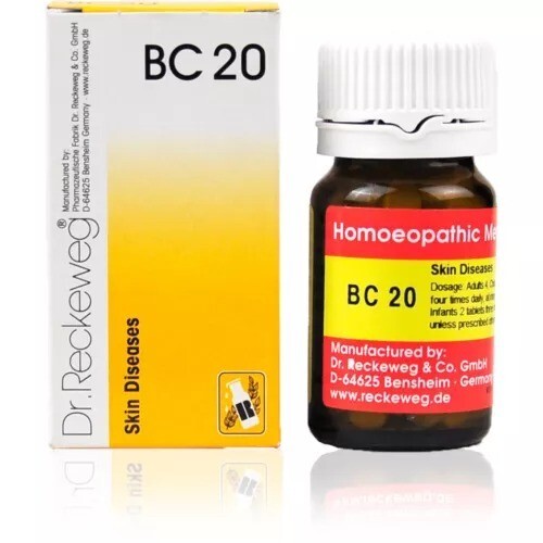 Dr Reckeweg BC 20 (Bio-Combination 20) Tablets 20g Homeopathic Made in ...