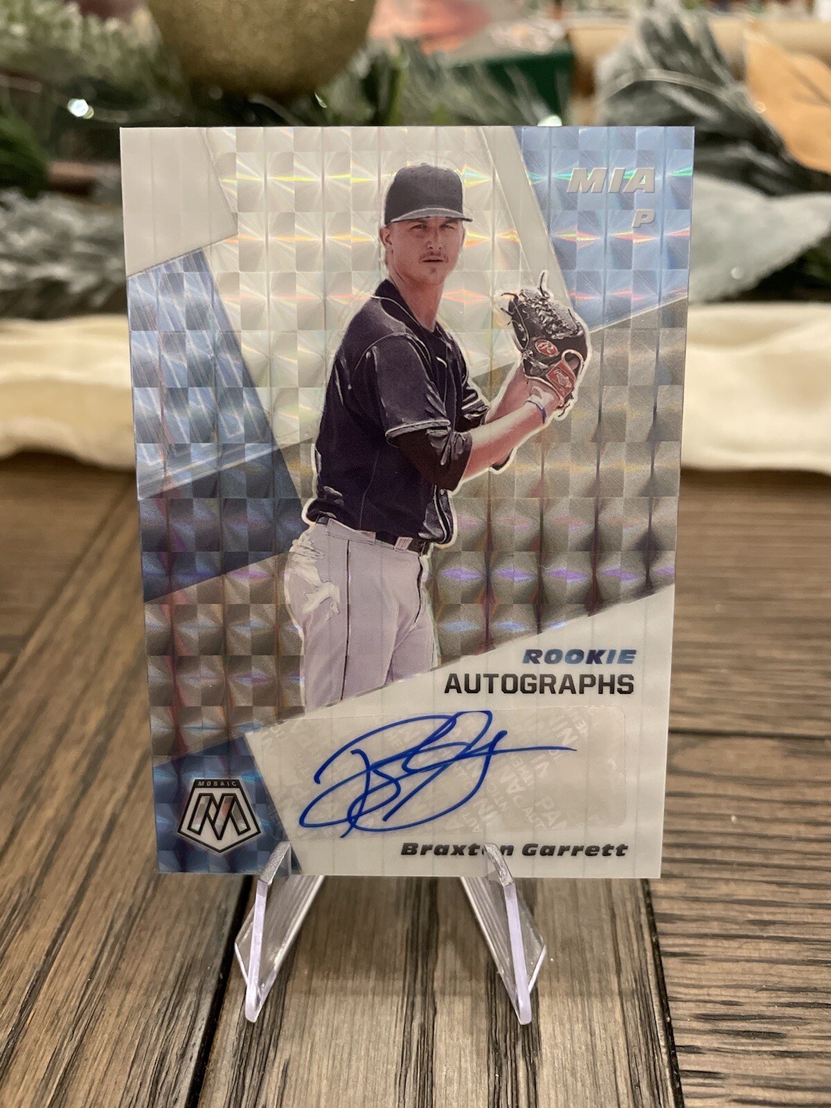 2021 MOSAIC ROOKIE AUTOGRAPH SILVER PRIZM BRAXTON GARRETT RC AUTO 🔥🔥🔥 ...