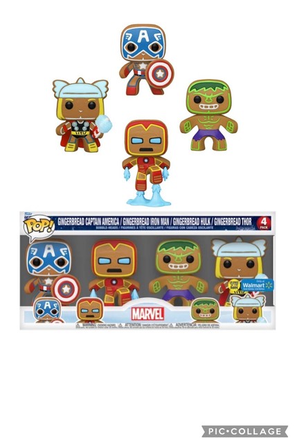 Funko Pop! Vinyl: Marvel - Gingerbread Captain America / Gingerbread ...