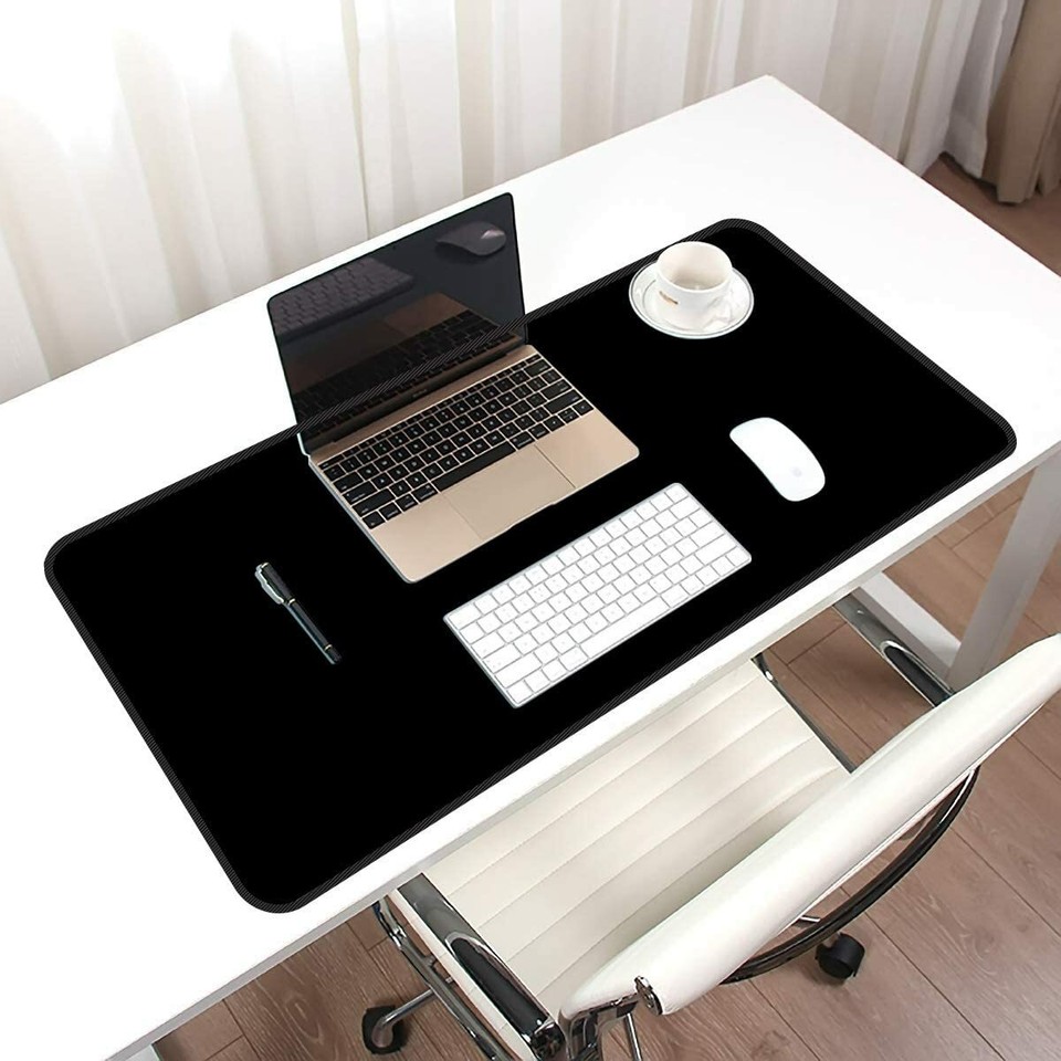 Large Extended Gaming Mouse Pad Mat Stitched Edges Non-Slip Waterproof ...