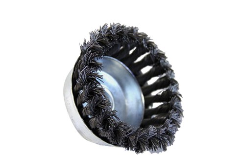Crimped / Knotted (Twisted) Steel Wire Wheel Disc Cup Brush 75/100 ...
