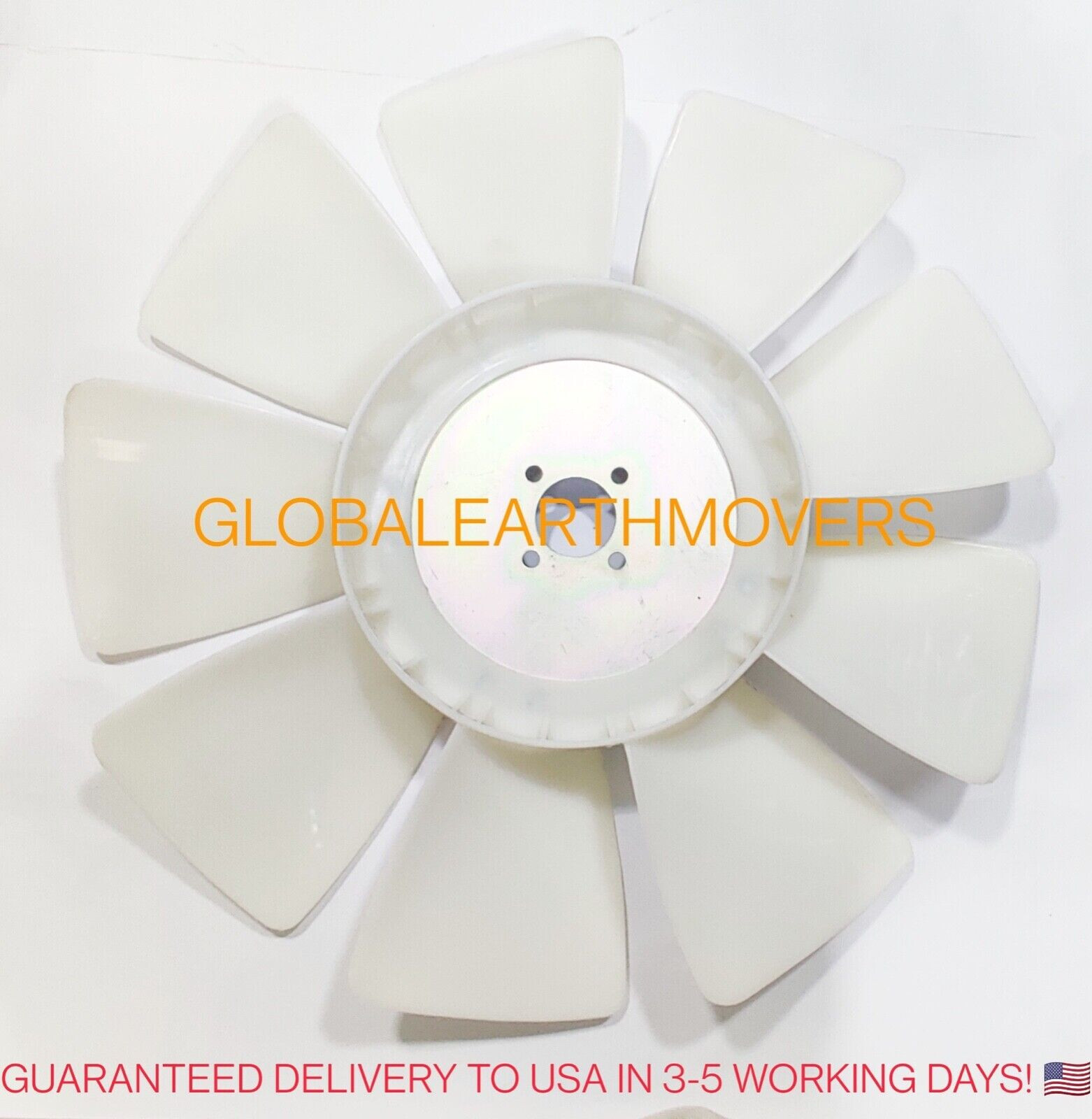 JCB PARTS - ENGINE COOLING BLADE FAN 21" INCH PULLER (PART NUMBER: 123/ ...