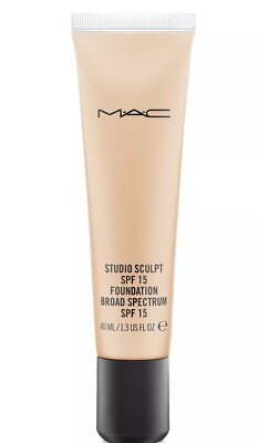 MAC Studio Sculpt Foundation SPF15 Shade NC44 Full Size 1.3oz / 40ml ...
