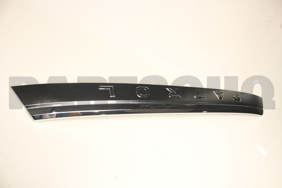 908166JF1B Genuine Nissan FINISHER ASSY BACK DOOR CENTR 90816-6JF1B ...