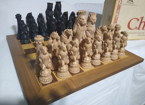 Vintage SAC Studio Anne Carlton chess set - Reynard the Fox edition. | eBay