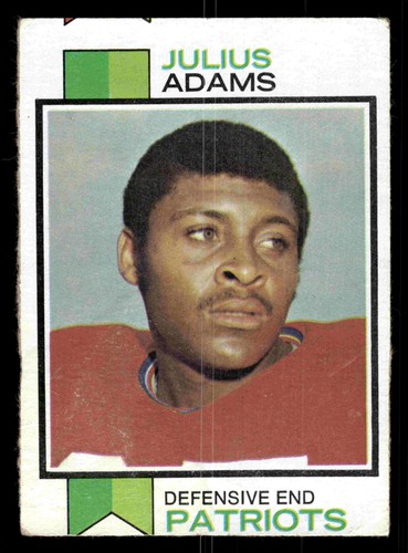 1973 Topps Julius Adams #278 - New England Patriots | eBay