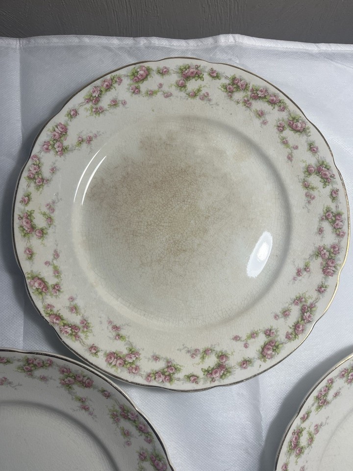 Mercer Semi Vitreous Plates Set Of 3 | eBay