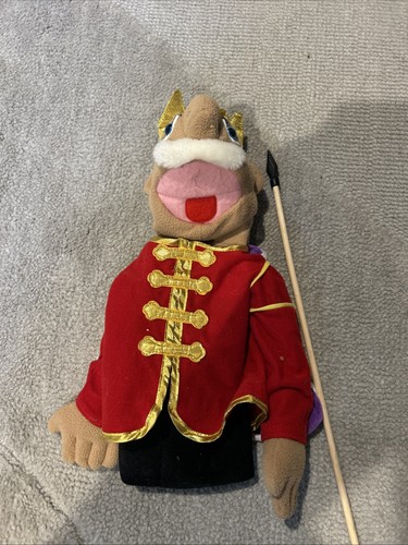 King Carl Castlehoff Hand Puppet Melissa & Doug Plush Imagination Stick ...