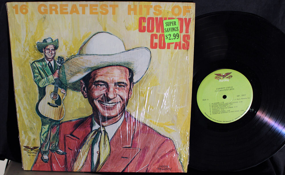 Cowboy Copas-16 Greatest Hits-Starday SD-3012-Vintage 1977 Compilation ...