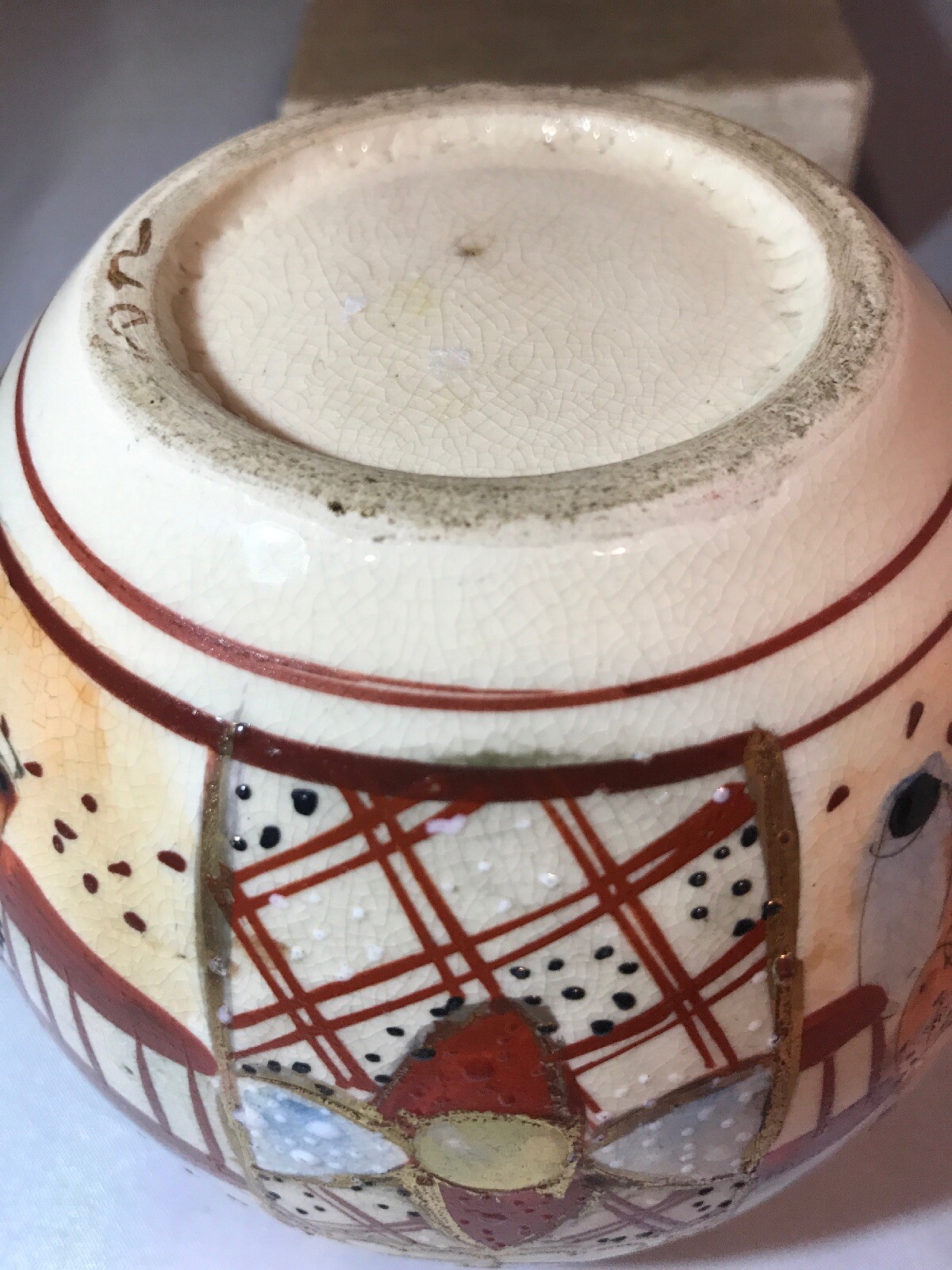 BOWL Chinese Porcelain With Foo Man Choo 3.5”H Approx 4” Diameter | eBay