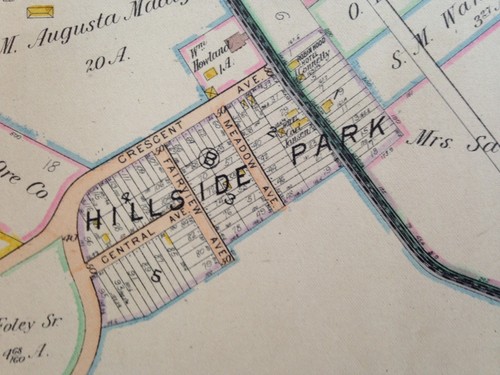 1898 ORIG STATEN ISLAND NY TODT HILL MIDLAND HEIGHTS HILLSIDE PARK ...