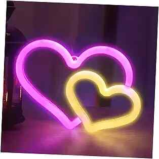 BRIGHTDECK Neon Signs, Pink Neon Sign Battery Operated or USB Powered ...