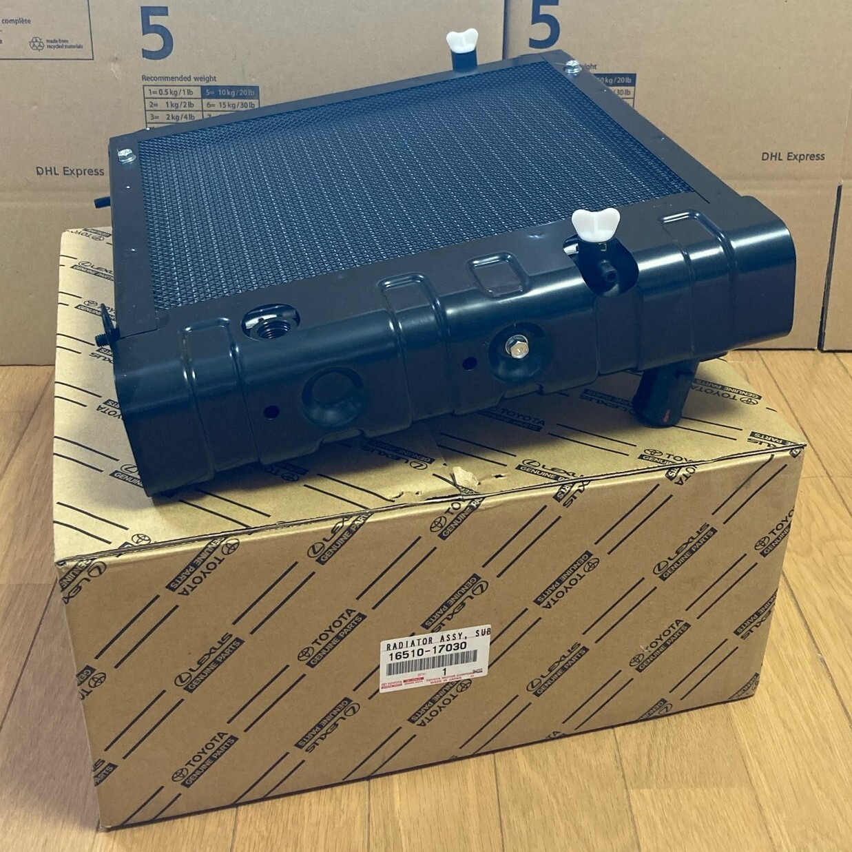 Genuine Toyota 16510-17030 Radiator ASSY Sub 1651017030 OEM for sale ...