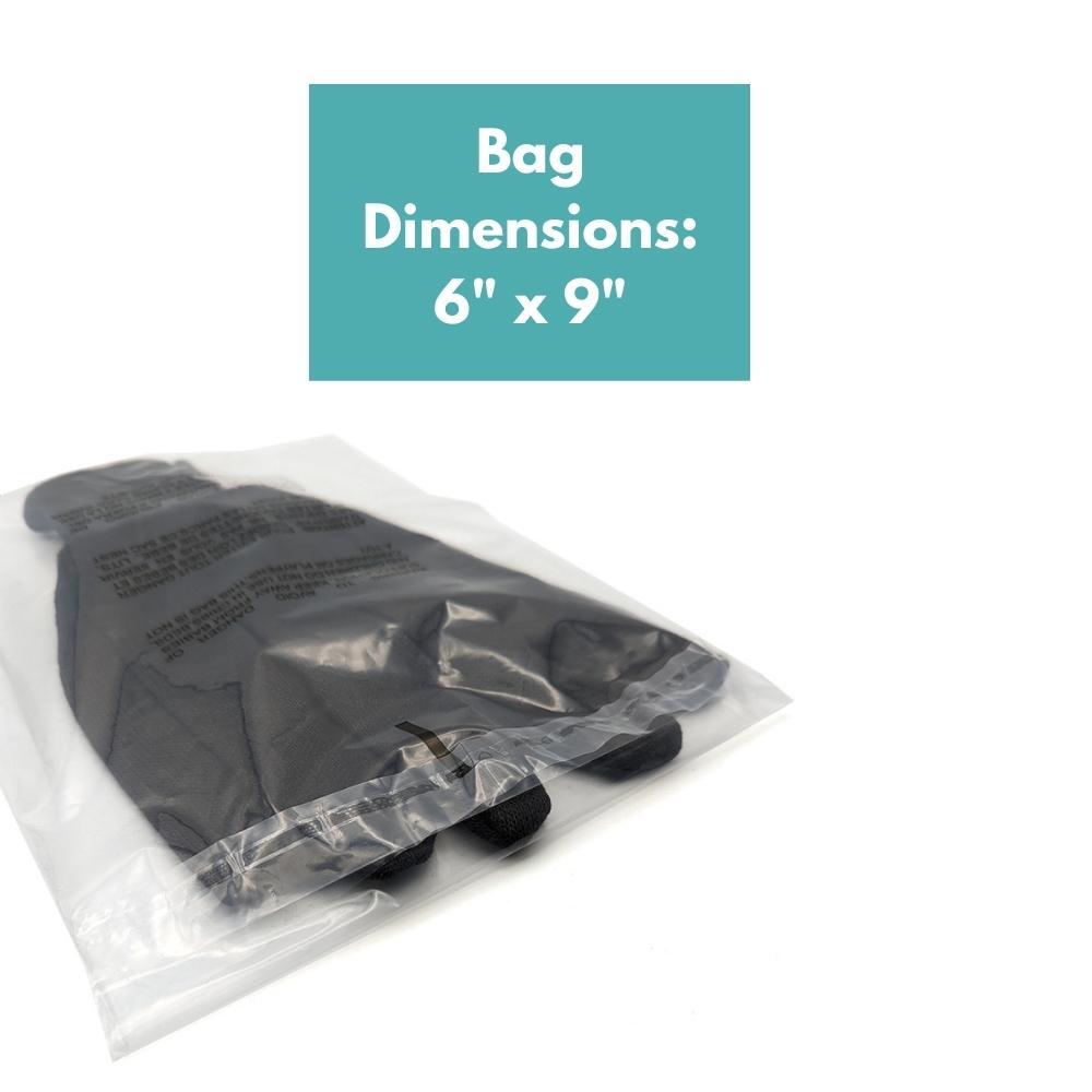 Clear Resealable Bags with Suffocation Warning 1.5 Mil: Choose Size ...