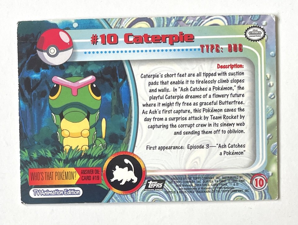 Pokemon Topps TV/Movie Animation Edition Series 1 Trading Cards -You ...