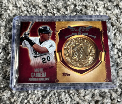 2015 Topps 1st Home Run Miguel Cabrera Florida Marlins | eBay