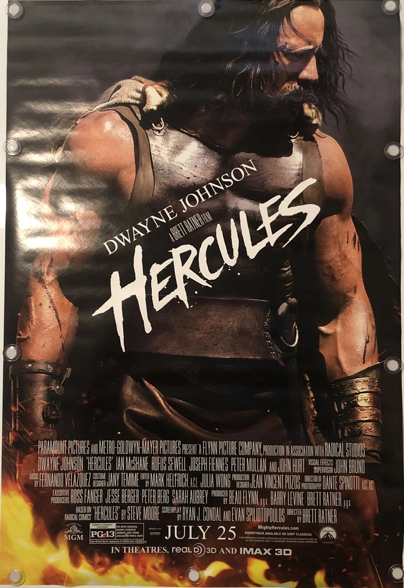 Dwayne Johnson Hercules Movie Poster