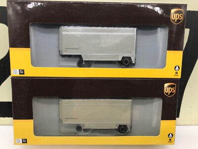 Athearn Ho Scale UPS 28' Parcel Trailer Set of Two 29421 29425 | eBay