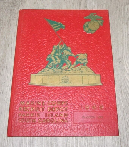 1968 USMC Parris Island Training Yearbook Platoon 1073 | eBay