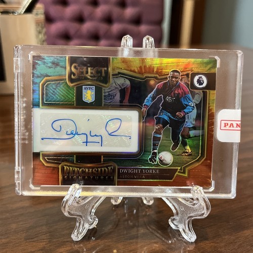 2022-23 Select EPL DWIGHT YORKE Pitchside Signature Tie-Dye Auto /25 ...