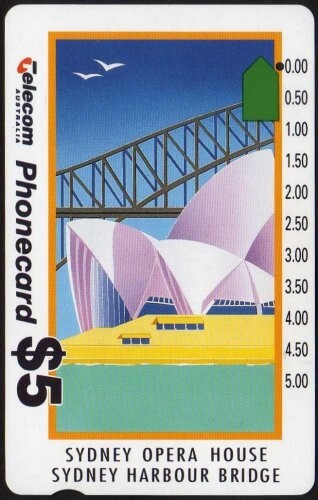 1993 - Australia Telecom NEW logo G930712 | Prefix 339 | $5 phonecard ...