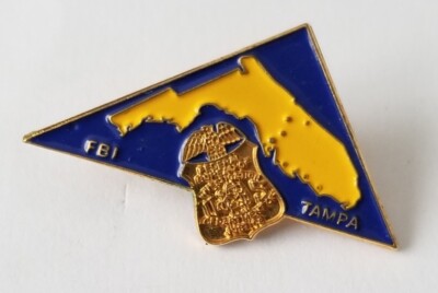 AUTHENTIC FBI TAMPA FLORIDA FL Division Lapel / Hat Pin | eBay