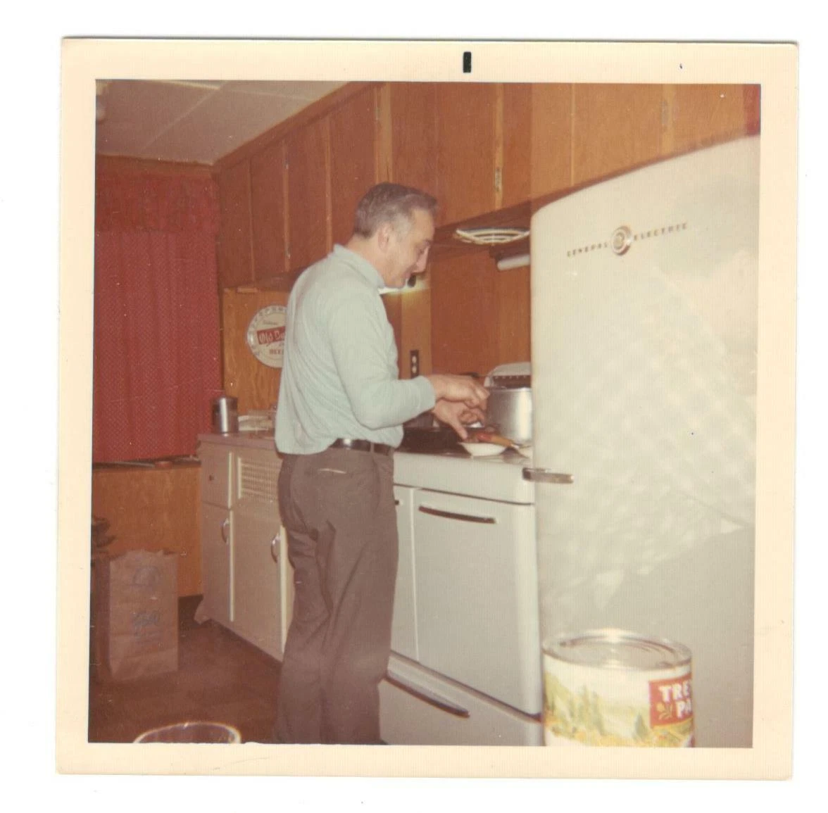 Vintage Man Cooking