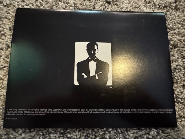 Sony Cyber-shot DSC-T50 JB 007 James Bond Casino Royale Limited Edition ...