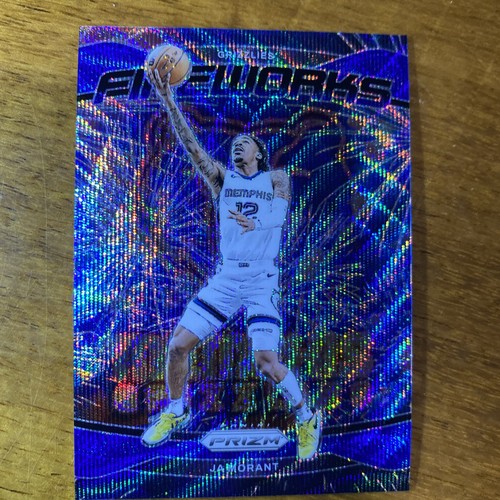JA Morant Silver Wave Fireworks Prizm 013/175 2024-25 Panini Prizm ...