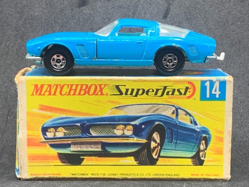 Matchbox Superfast MB14-A5: ISO Grifo with Type G Box | eBay Australia
